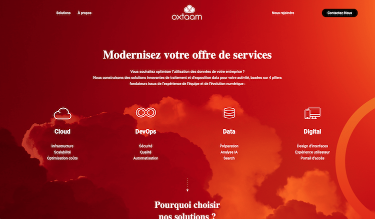 Oxtaam - Modernisez votre offre de services